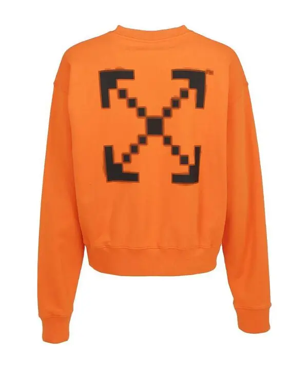 Off-White Logo Printed Crewneck Sweater