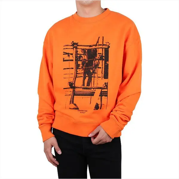 Off-White Logo Printed Crewneck Sweater
