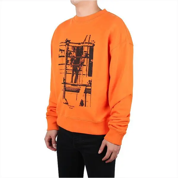 Off-White Logo Printed Crewneck Sweater