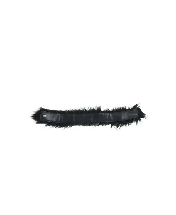 We11Done Artificial Fur Collar - Black