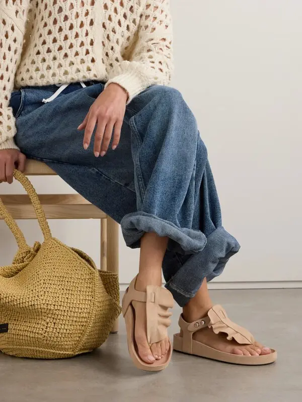 Isabel Marant Étoile Ruffled Platform Sandals