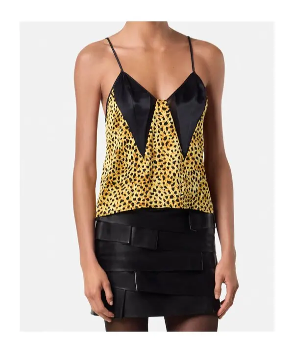 Versace Sleeveless V-neck Top