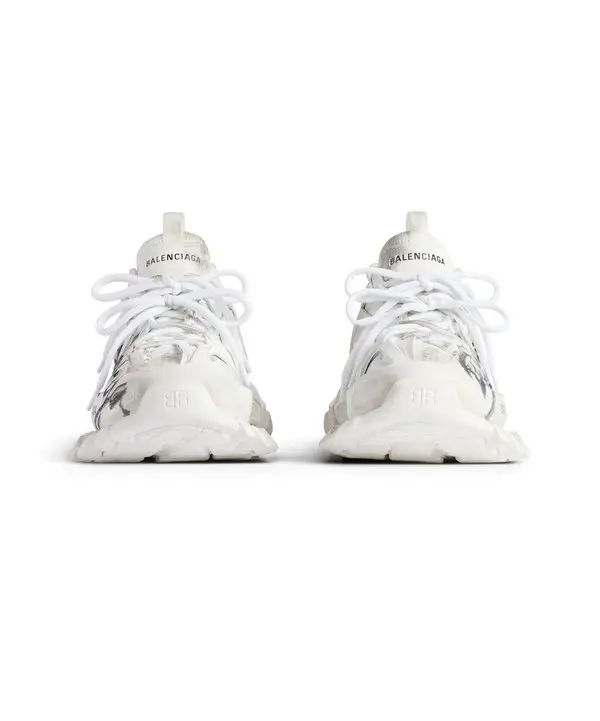 Balenciaga Track Signature Sneakers - White/black