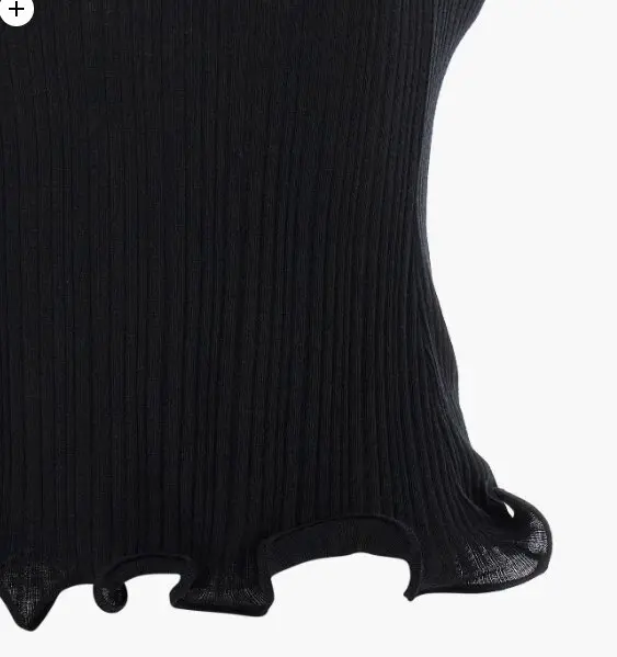 Fendi Sleeveless High Neck Ribbed Top