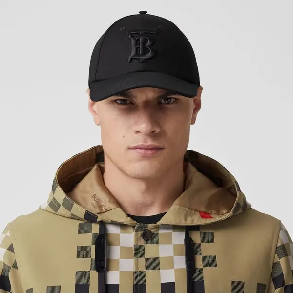 Burberry Pixel Check Hooded Drawstring Jacket