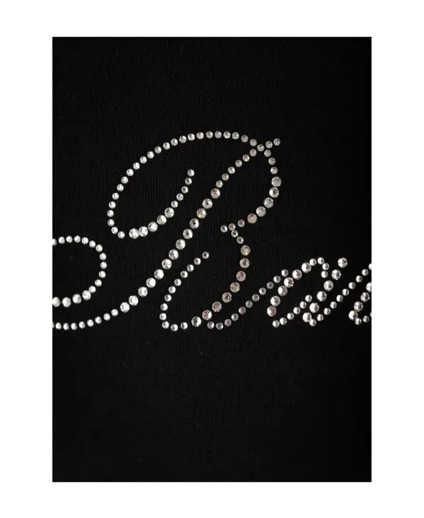 Balenciaga Logo Embellished Crewneck T-shirt