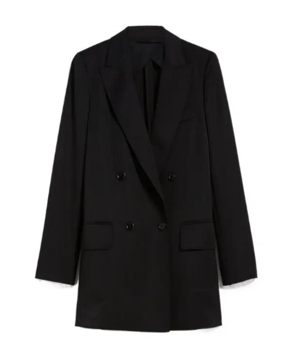 Max Mara Levico Double-breasted Blazer - Black