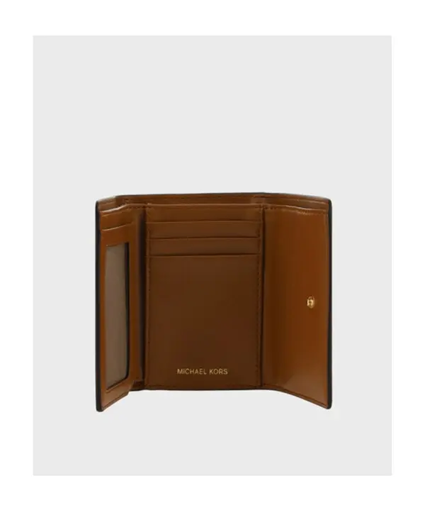 Michael Kors Monogram Logo Plaque Wallet