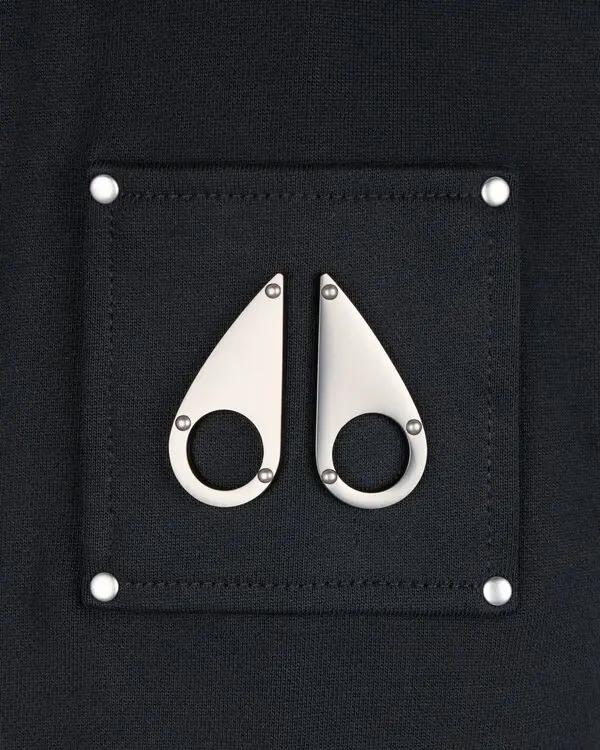 Moose Knuckles Zip-up Hoodie - Black