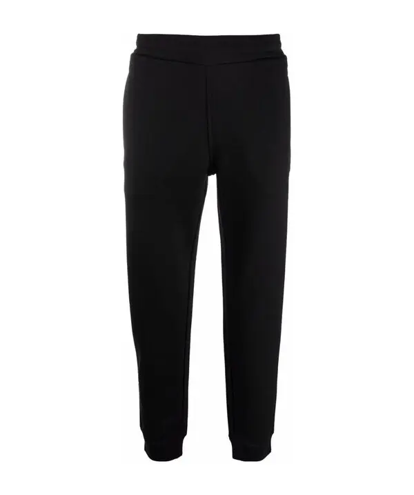 Emporio Armani Logo Detailed Sweatpants - Black