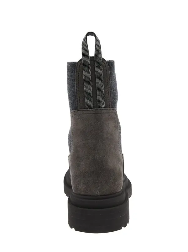 Brunello Cucinelli Round Toe Chelsea Boots