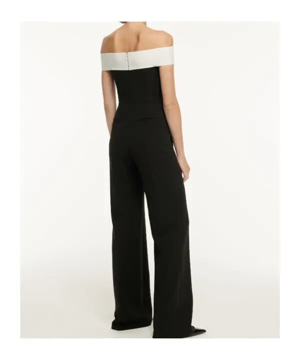 Roland Mouret Strapless Stretch Jumpsuit
