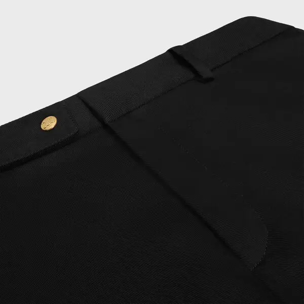 Celine Cotton Twill Docks Trousers