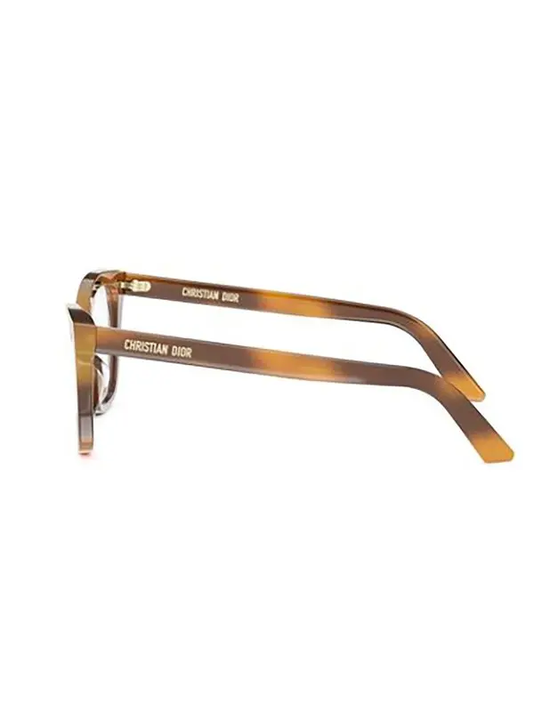 Dior Cat Eye Full Rim Eyeglasses - Brown