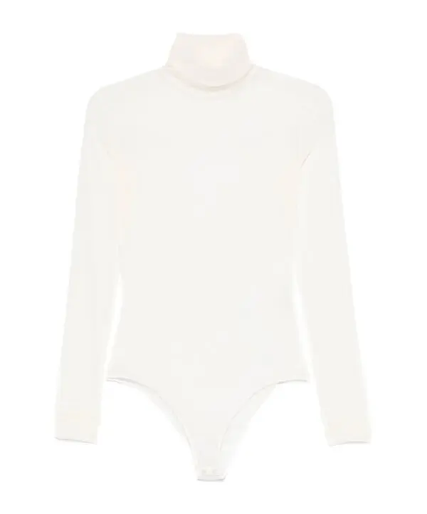 MAISON MARGIELA Semi-sheer Bodysuit - Beige