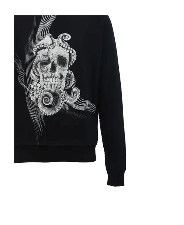 Just Cavalli Graphic Print Crew Neck Sweater