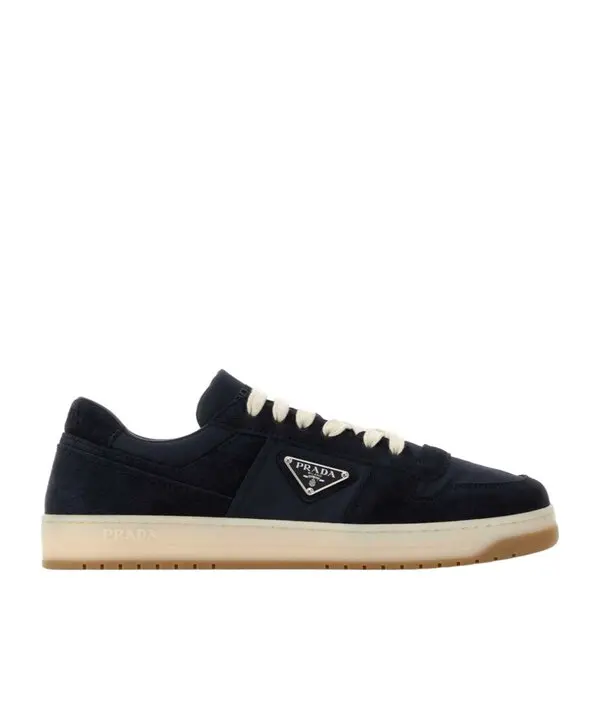 Prada Downtown Lace-up Sneakers - Black