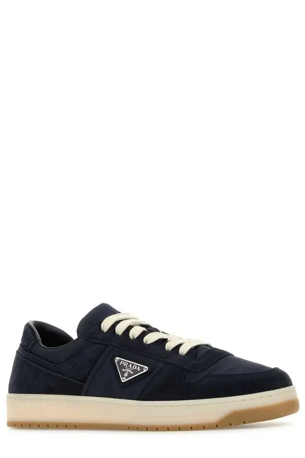 Prada Downtown Lace-up Sneakers - Black