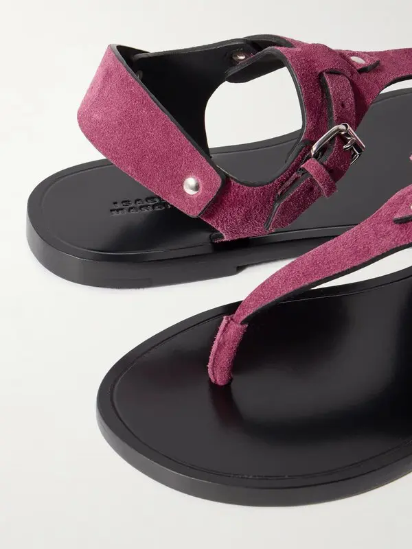 Isabel Marant Étoile Akel Suede Sandals - Multicolor