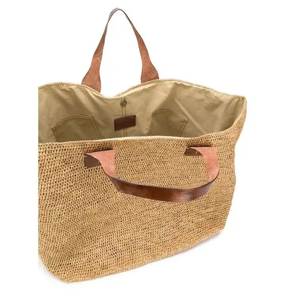 IBELIV Rio Woven Large Tote Bag - Nude