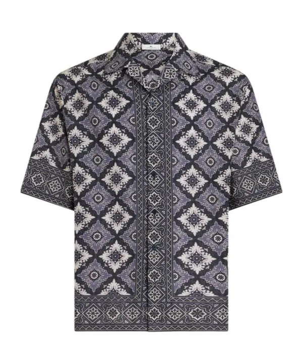 Etro Abstract Print Short-sleeved Shirt