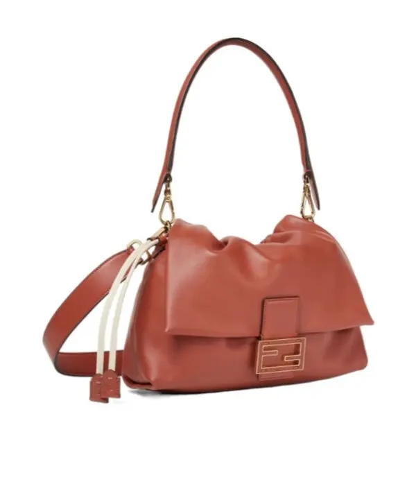 Fendi Mamma Baguette Medium Shoulder Bag - Brown