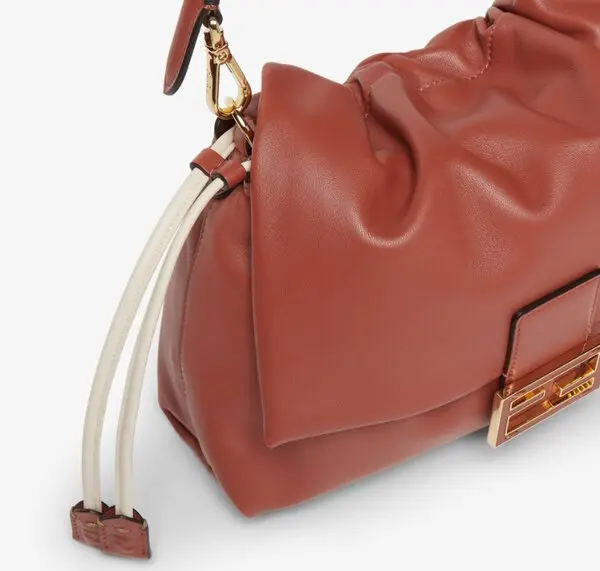 Fendi Mamma Baguette Medium Shoulder Bag - Brown