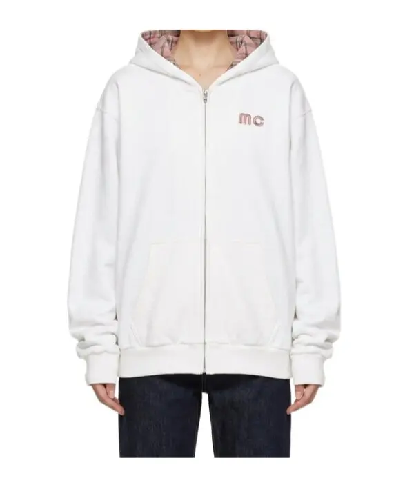 Marissa Chiara Long-sleeved Zip-up Hooded Sweatshirt