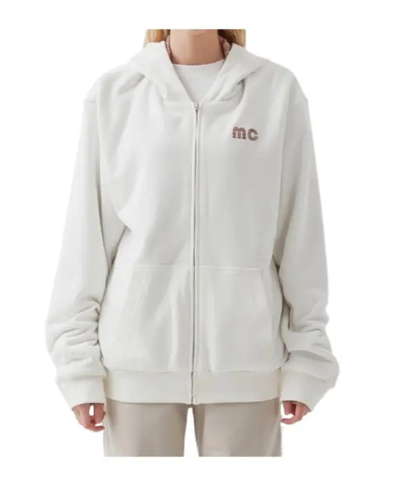 Marissa Chiara Long-sleeved Zip-up Hooded Sweatshirt