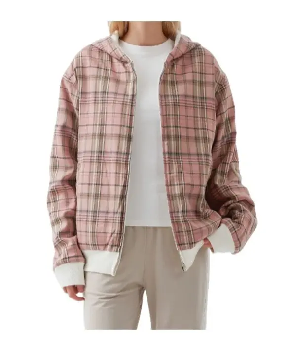 Marissa Chiara Long-sleeved Zip-up Hooded Sweatshirt