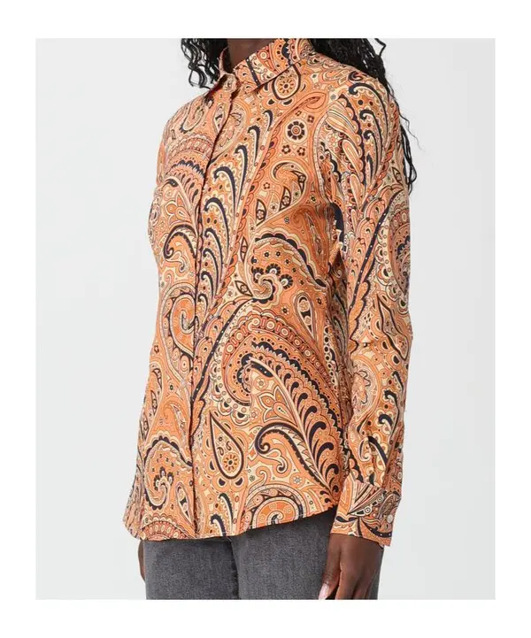 Etro Printed Long Sleeve Shirt
