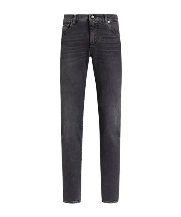Dolce & Gabbana Slim Fit Jeans - Black