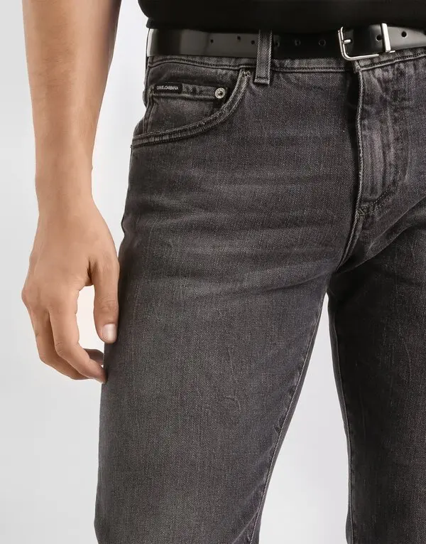 Dolce & Gabbana Slim Fit Jeans - Black