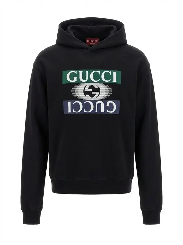 Gucci Jersey Hooded Sweatshirt With Logo