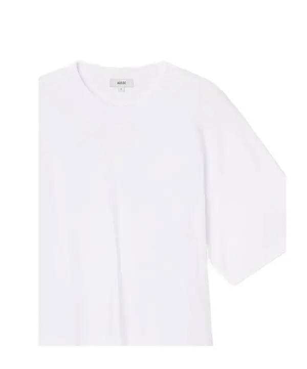 AGOLDE Lace-up Back T-shirt - White