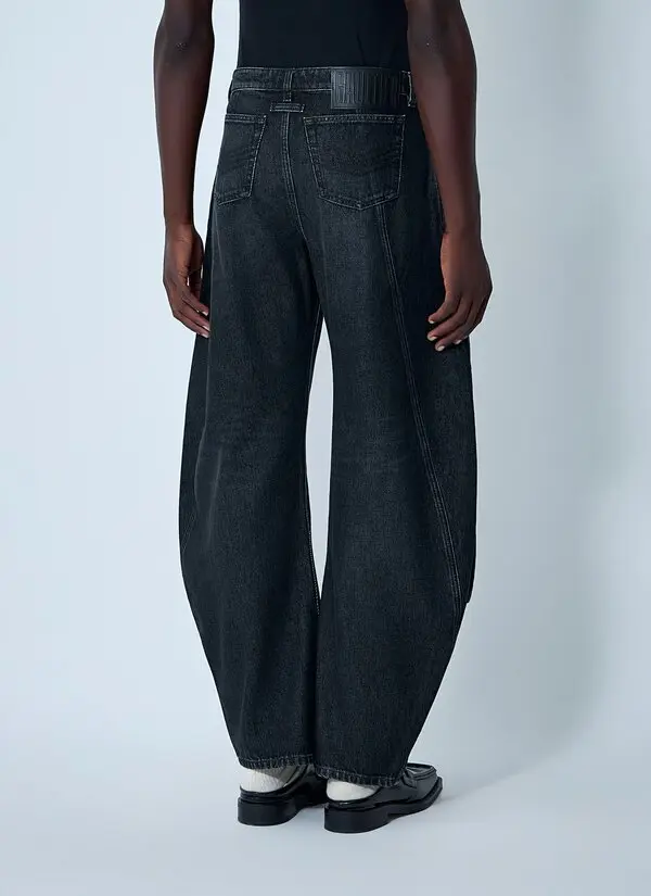 JEAN PAUL GAULTIER Denim Strap Jeans - Black