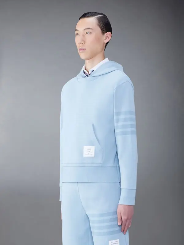 Thom Browne 4-bar Stripe Hoodie - Light Blue