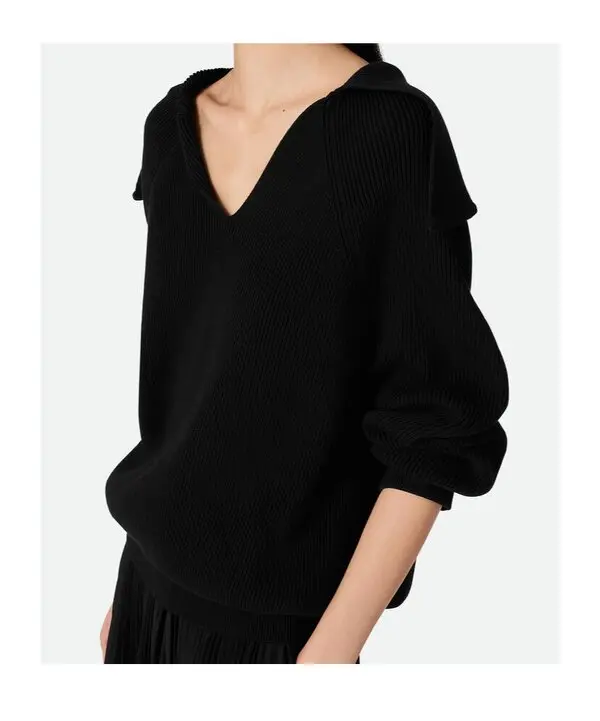 Bottega Veneta Ribbed V-neck Jumper