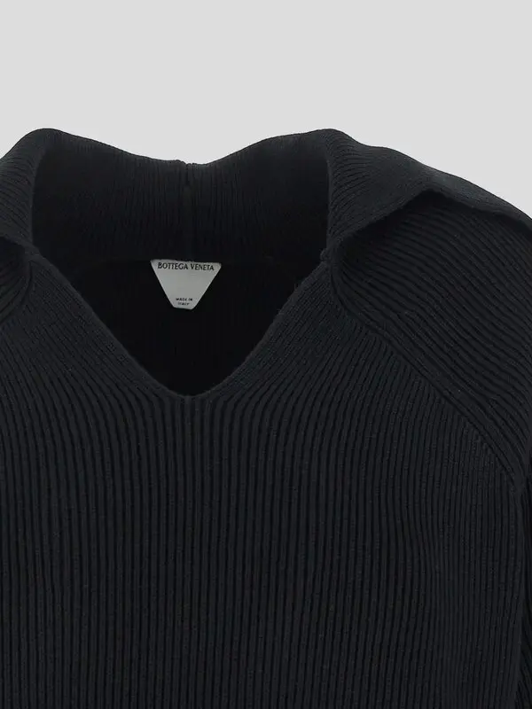 Bottega Veneta Ribbed V-neck Jumper