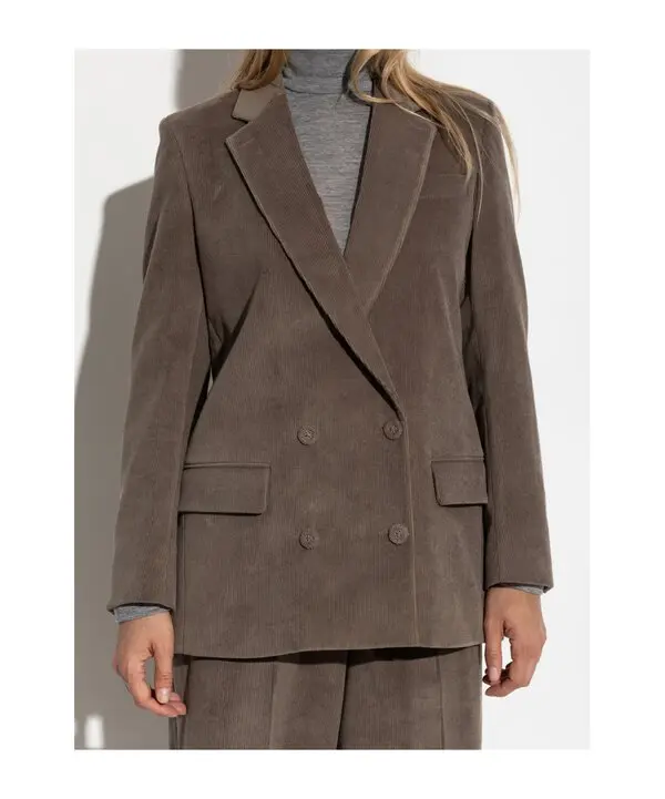 Officine Générale Double-breasted Corduroy Jacket