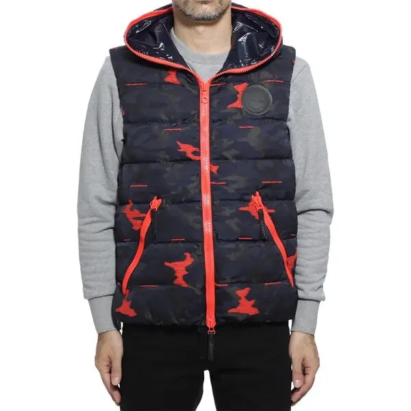 HYDROGEN Camouflage Hooded Down Vest