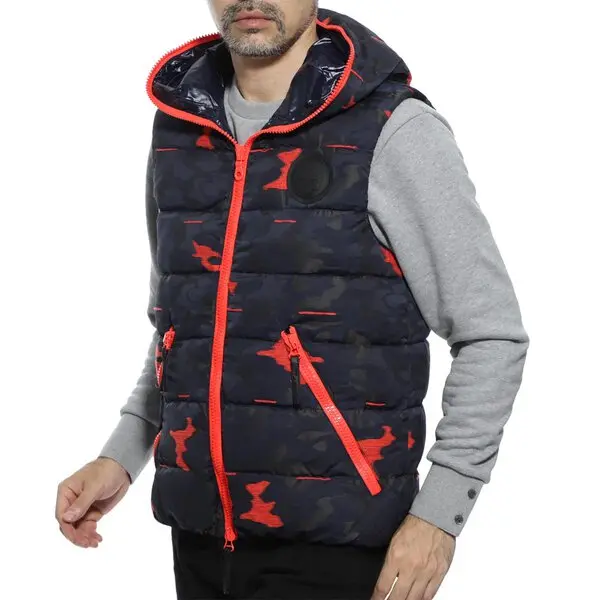 HYDROGEN Camouflage Hooded Down Vest
