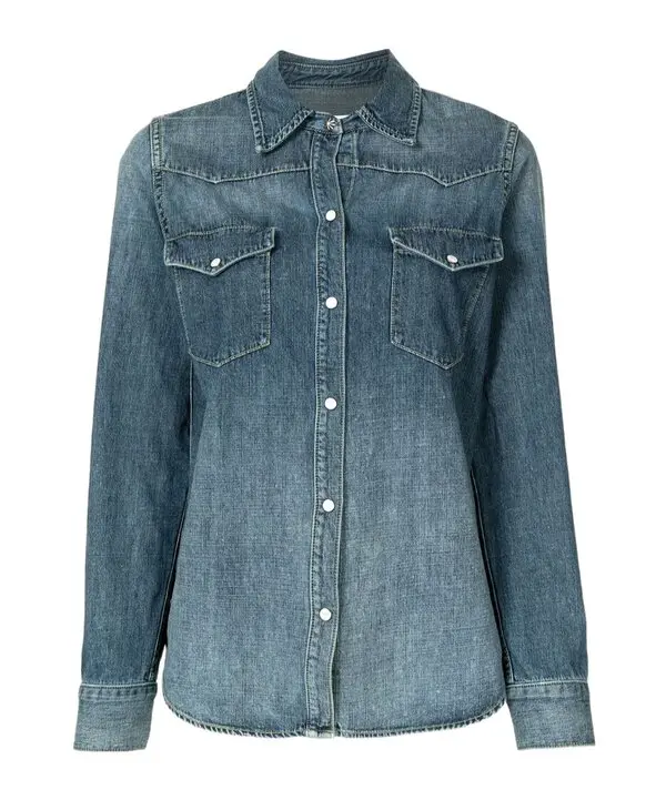 NILI LOTAN Long-sleeved Shirt - Blue