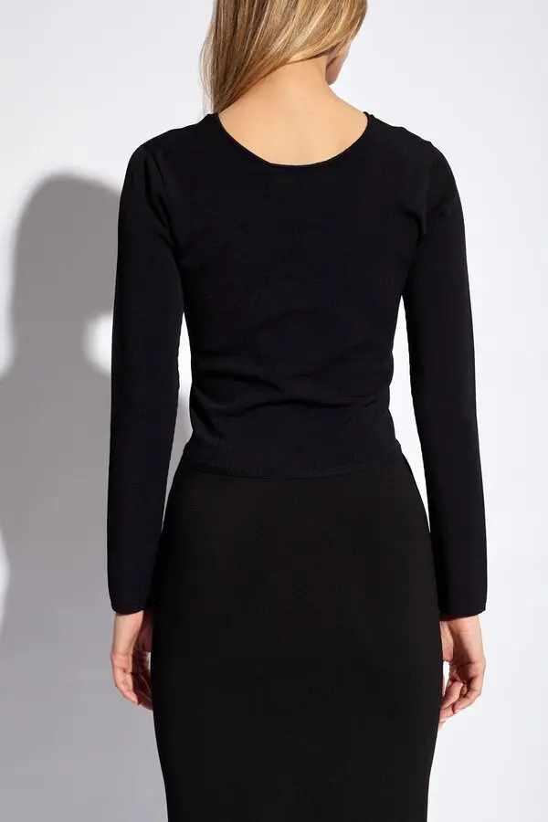 Dsquared2 Cut-out Detailed Long-sleeved Cardigan