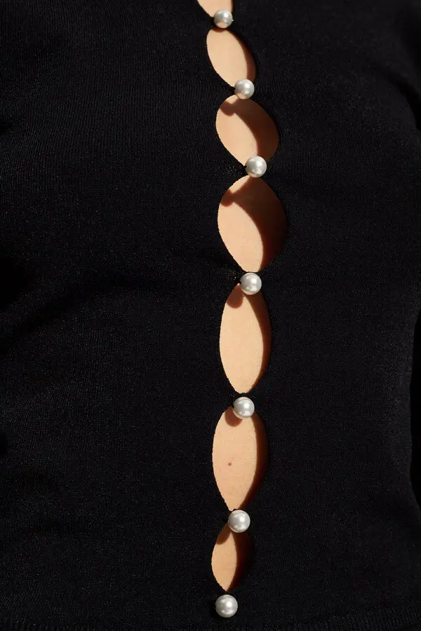 Dsquared2 Cut-out Detailed Long-sleeved Cardigan
