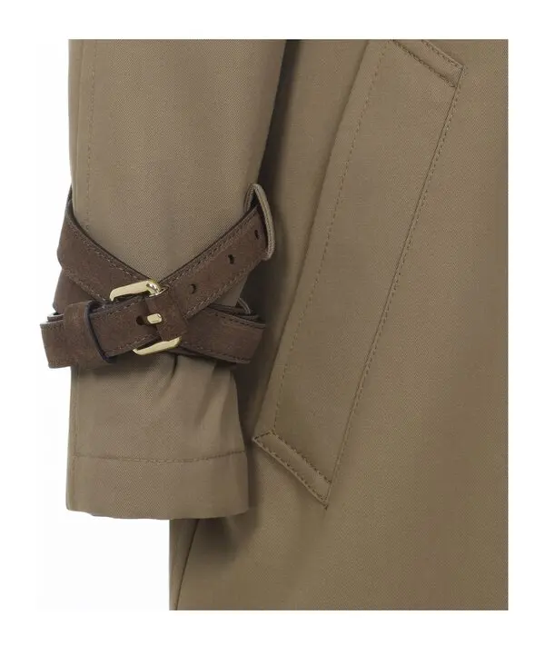 Moschino Belt Buckled Coat - Brown