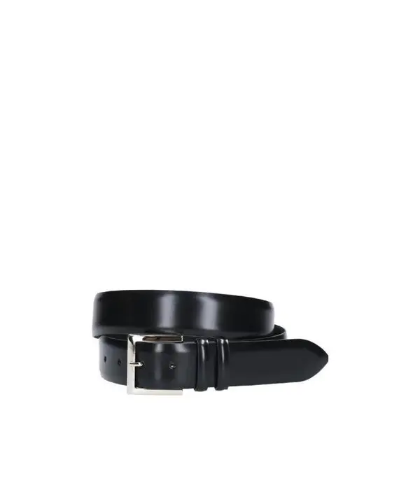 ORTIGNI Logo Belt - Black