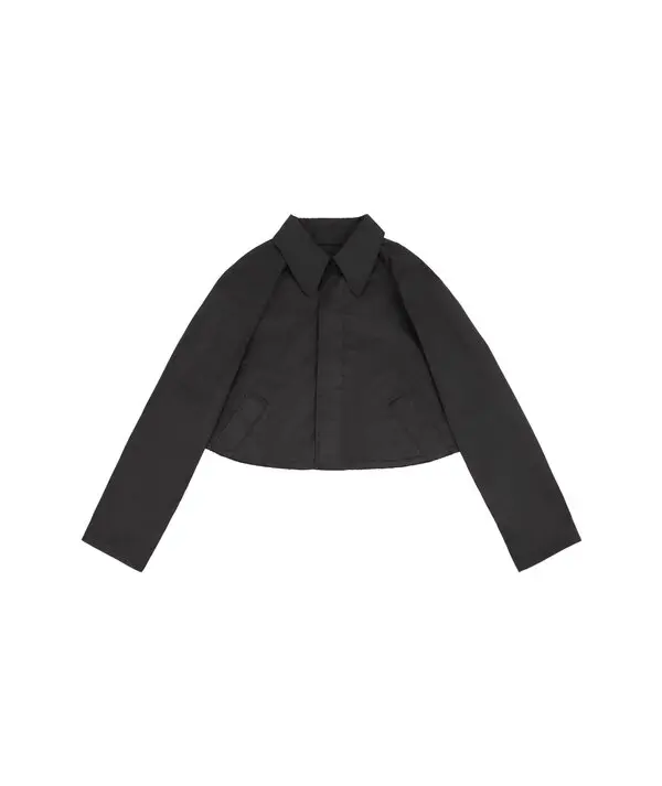 MAISON MARGIELA Cropped Jacket With Raw Hem