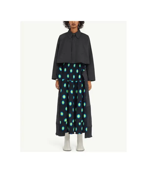 MAISON MARGIELA Cropped Jacket With Raw Hem