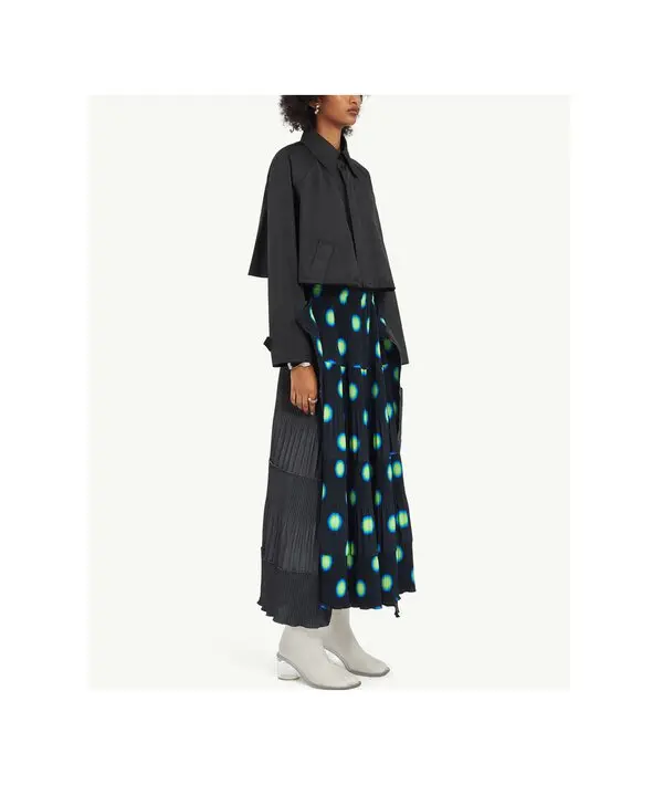 MAISON MARGIELA Cropped Jacket With Raw Hem